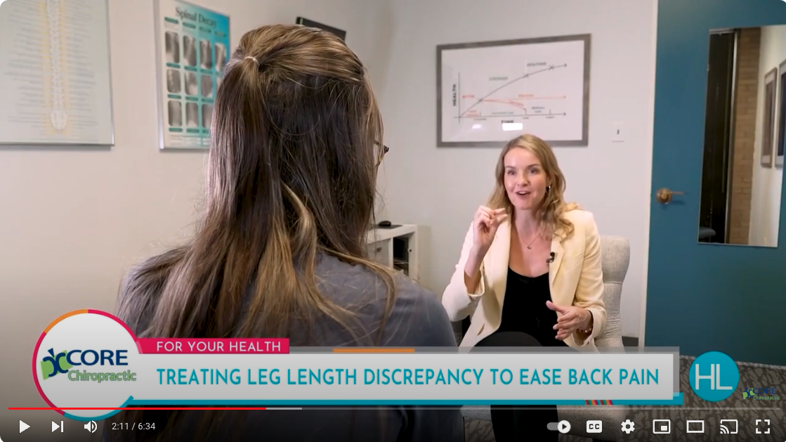 CORE Chiropractic on Houston Life - Leg Length Discrepancy (VIDEO ...